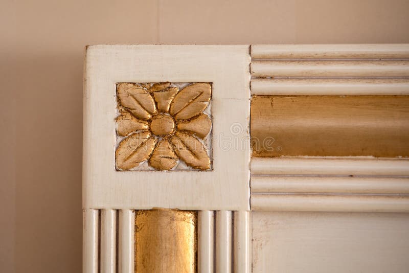 Decorative Frame Corner from Left Side in a Room Design with a Floral ...