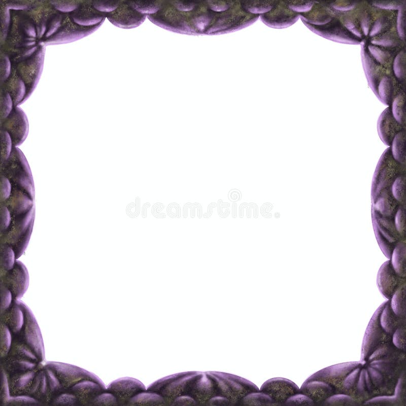 Decorative Frame Border - Window - Violet Stock Image - Image of ...