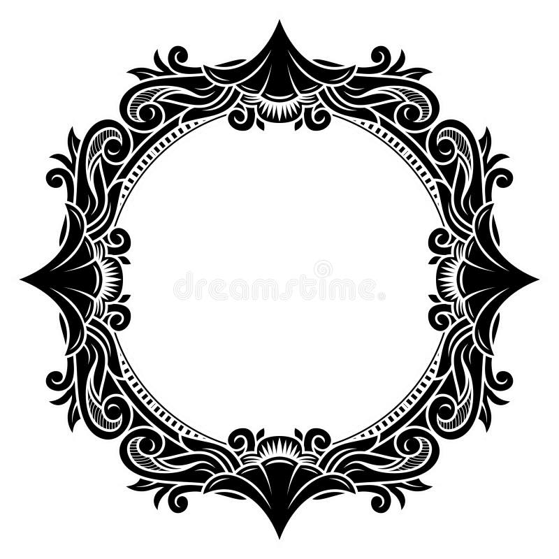 Decorative Frame Elegant Vector, Laser Cutting and Engraving. Stock ...