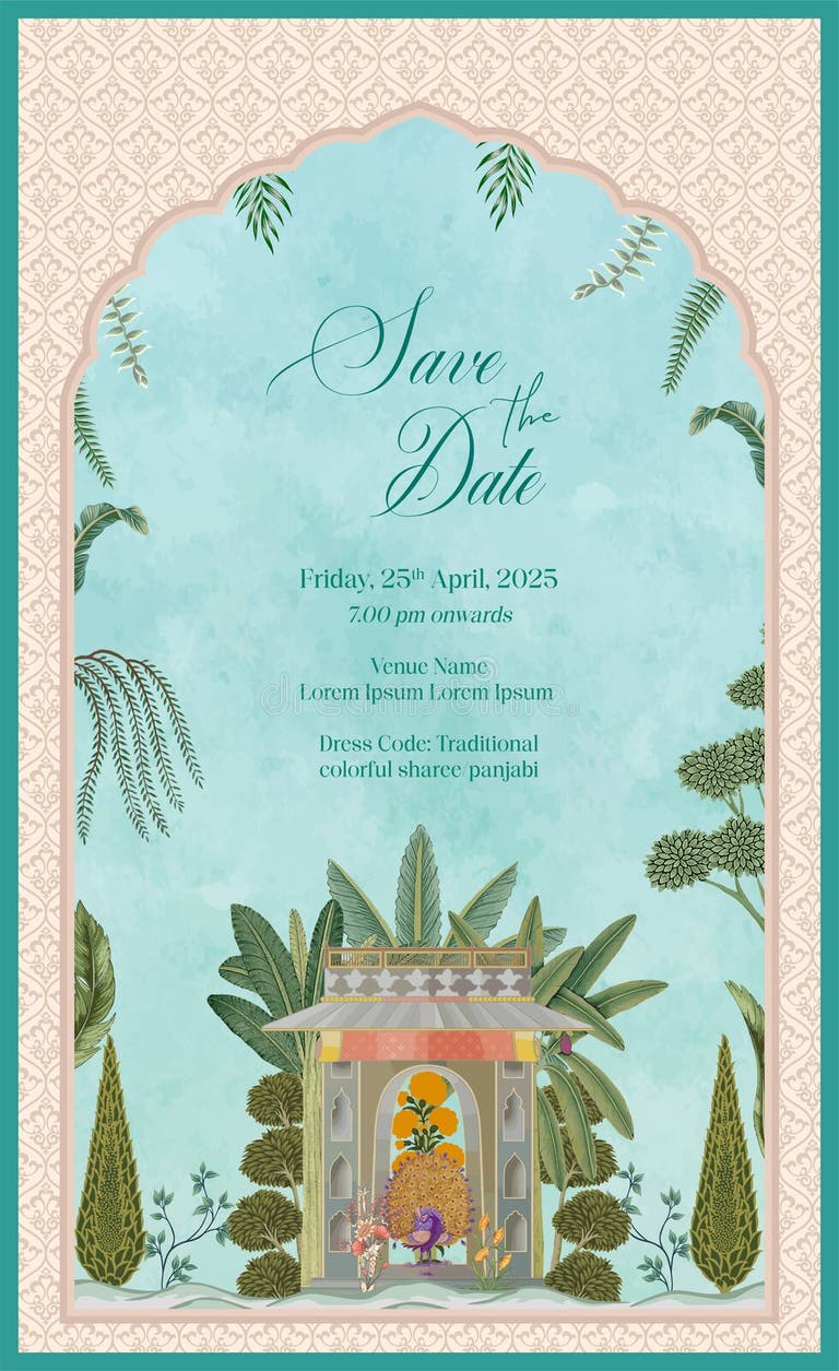 Traditional Mughal Wedding Invitation Stock Illustrations – 197 ... Traditional Mughal Wedding Invitation Stock Illustrations – 197 ...