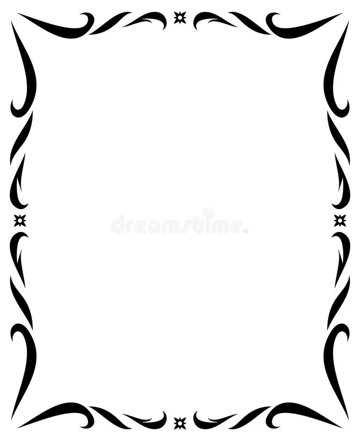 Victorian scrolls stock illustration. Illustration of frame - 3610265