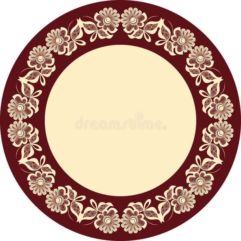 Decorative frame motif stock vector. Illustration of elegant - 22487688