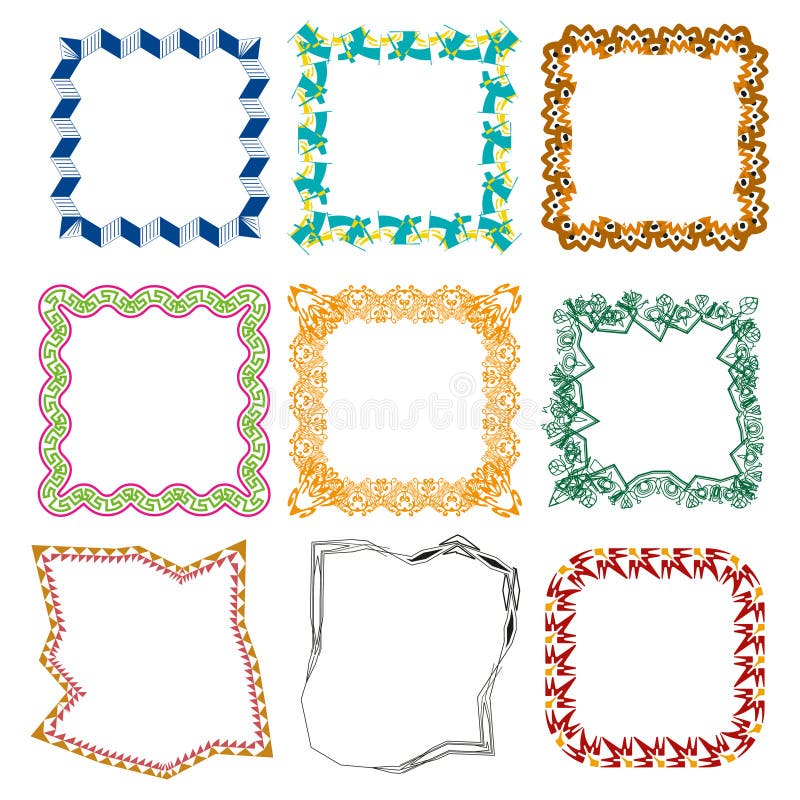 Abstract Border Collection Stock Illustrations – 210,870 Abstract ...