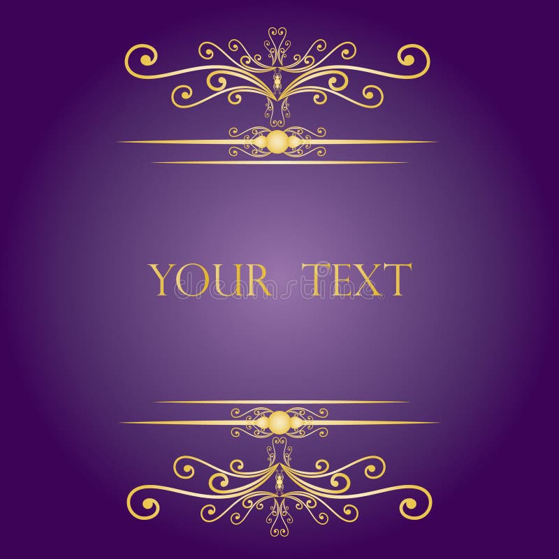 Decorative Frame in Vintage Style. for Registration of Invitation ...