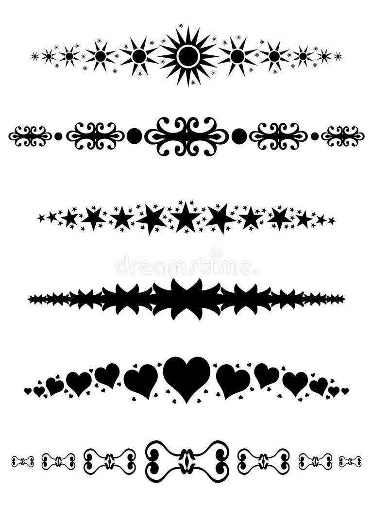 Paragraph Dividers Stock Illustrations – 287 Paragraph Dividers Stock ...