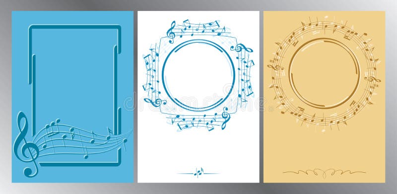 Music Note Rectangle Background Stock Illustrations – 102 Music Note ...