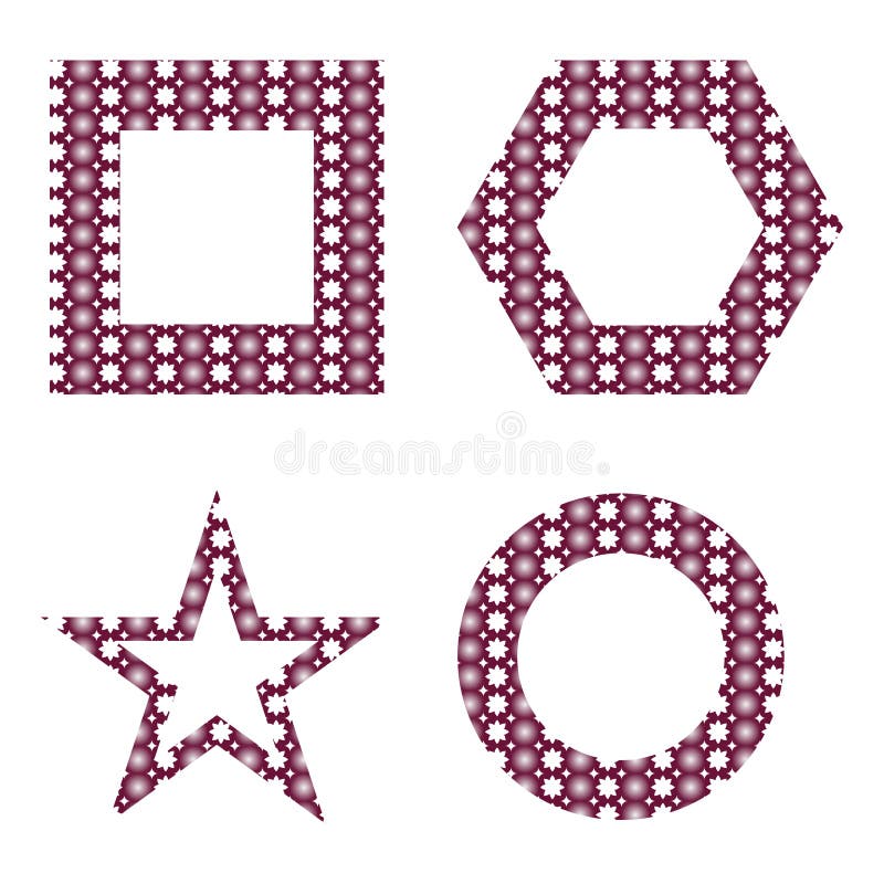 Decorative frames pack stock vector. Illustration of frame - 59971207