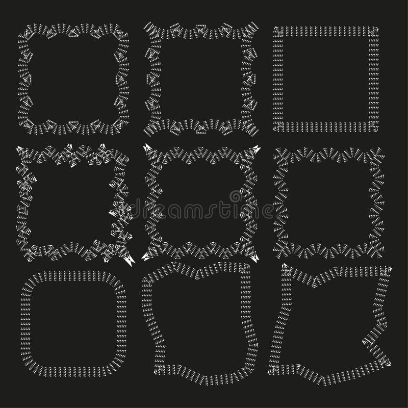 Ornate Flourish Vector Elements Shapes Stock Illustrations – 1,090 ...