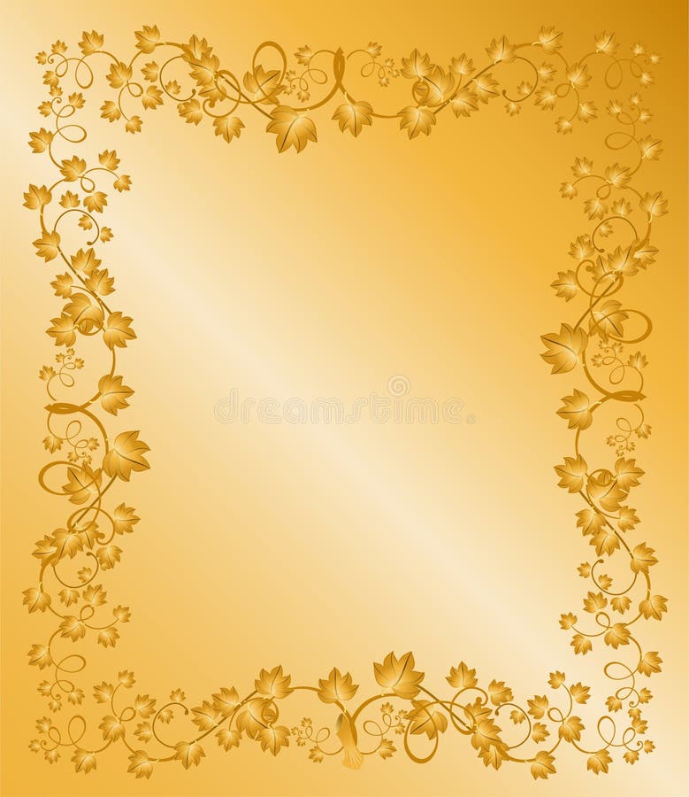Decorative Framework from Leaves Stock Vector - Illustration of ...