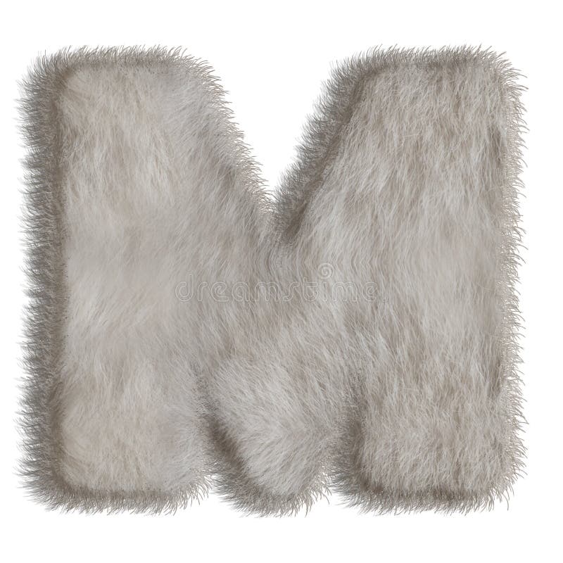 Decorative Fur Letter M Stock Illustrations – 52 Decorative Fur Letter ...