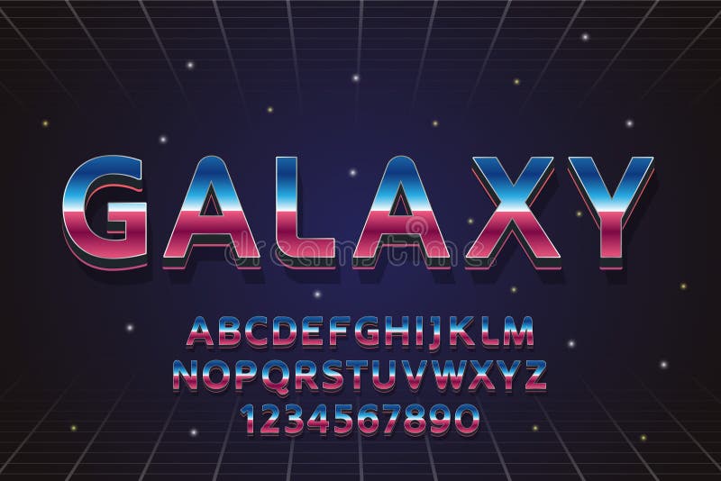 Galaxy Font Stock Illustrations – 2,339 Galaxy Font Stock Illustrations ...