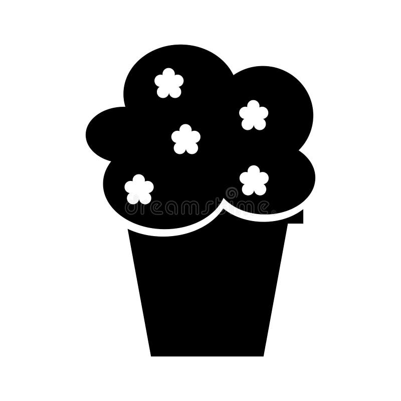 Decorative Garden Pot Isolated Icon Stock Vector - Illustration of ...