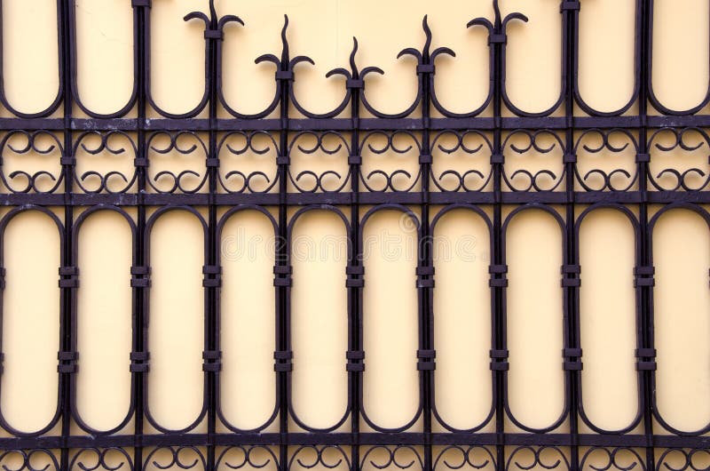 Decorative Gate. Architectural Metal Background. Stock Photo - Image of ...