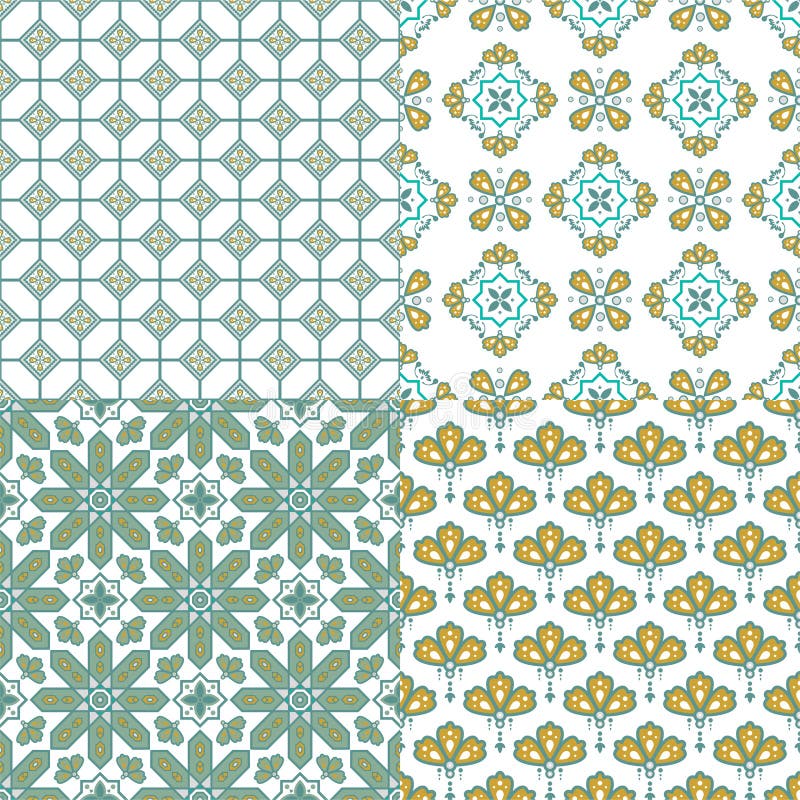 Decorative Geometric Seamless Pattern. Traditional Mediterranean ...
