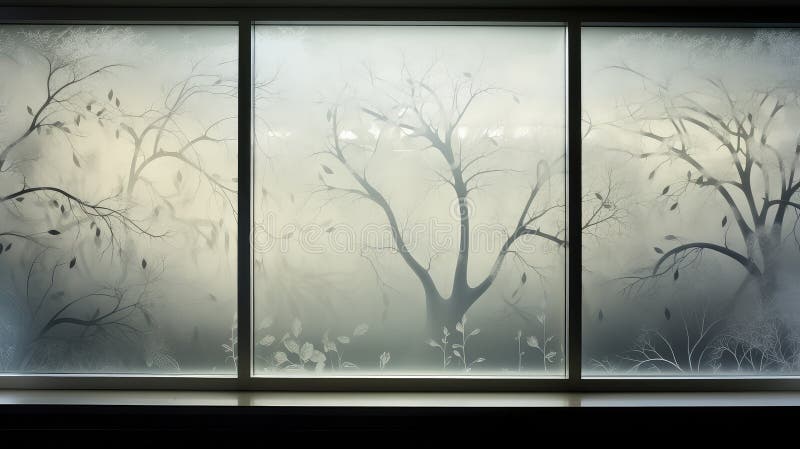 Decorative glass etching stock illustration. Illustration of decorative ...