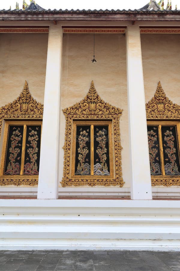Thai Outline Window Temple Stock Photos - Free & Royalty-Free Stock ...