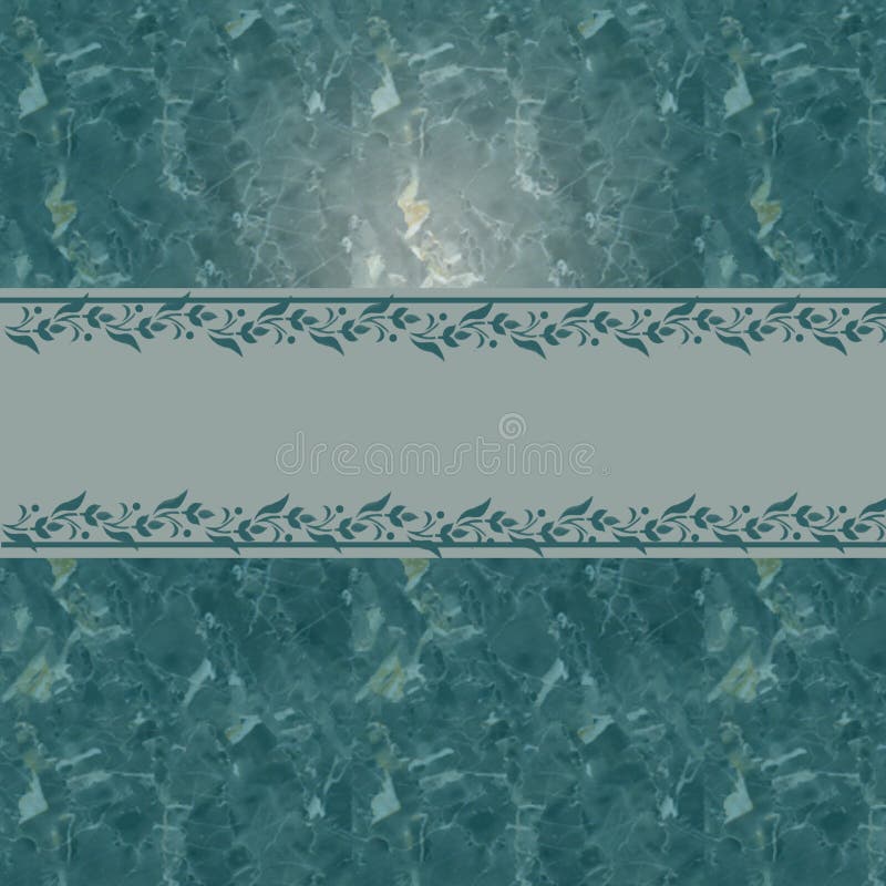 Decorative Green Background with Place for Text Stock Illustration ...