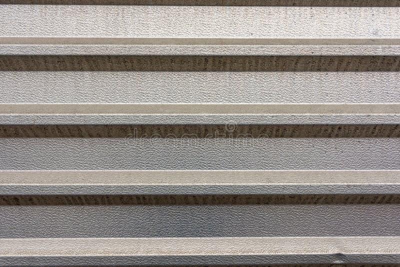Decorative Grey Exterior Wall with Parallel Pattern of Lines Stock ...
