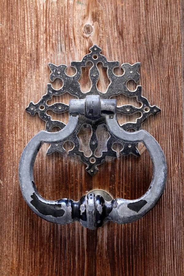 Decorative Handle for the Front Door. Stock Photo - Image of malta ...