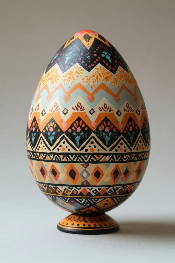 This Decorative HandPainted Egg Features Visually Stunning and Artistic ...