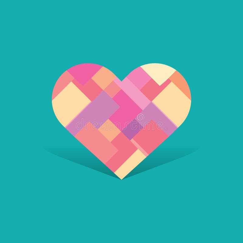 Decorative Heart Design. Vector Illustration Decorative Design Stock ...
