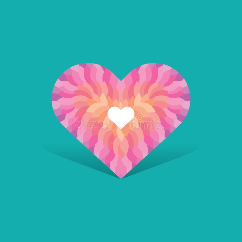 Decorative Heart Design. Vector Illustration Decorative Design Stock ...