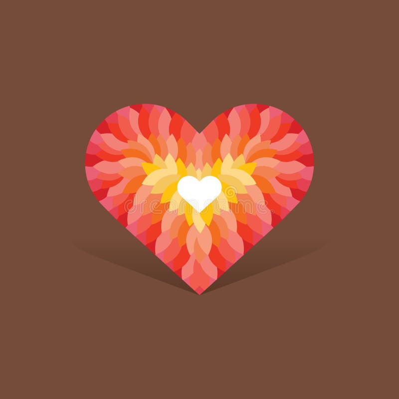 Decorative Heart Design. Vector Illustration Decorative Design Stock ...