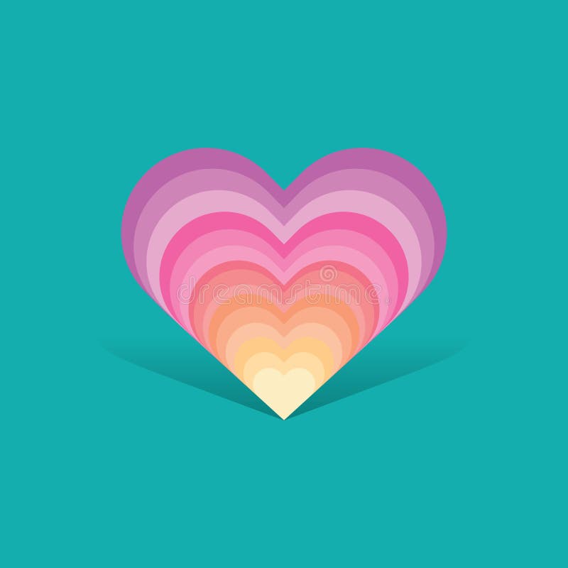 Decorative Heart Design. Vector Illustration Decorative Design Stock ...
