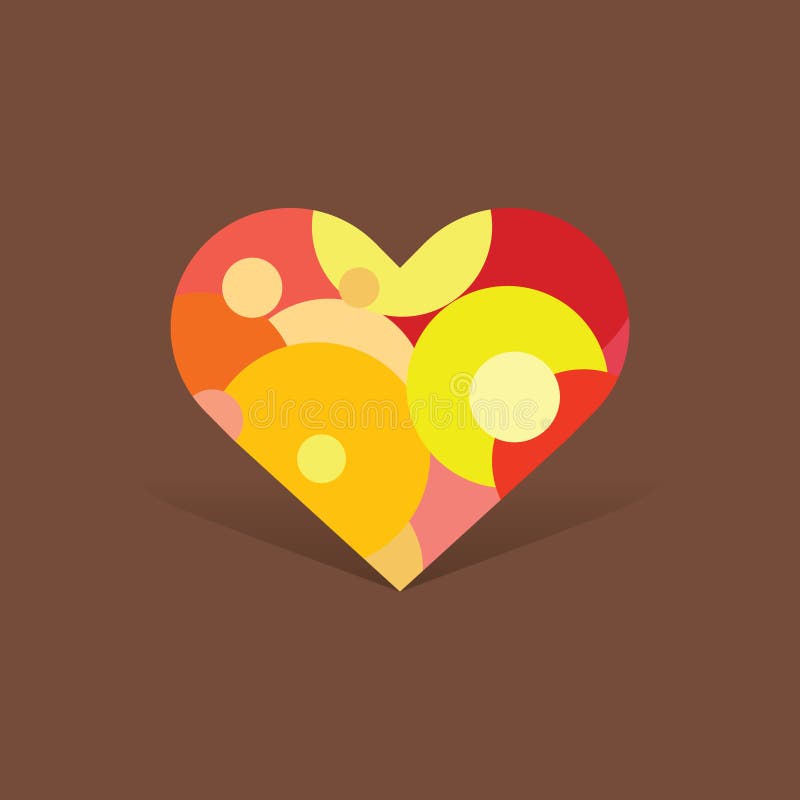 Decorative Heart Design. Vector Illustration Decorative Design Stock ...