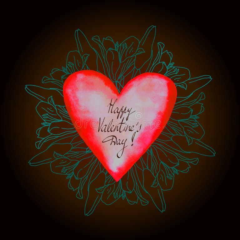 Decorative Heart Shape stock vector. Illustration of shape - 77123806