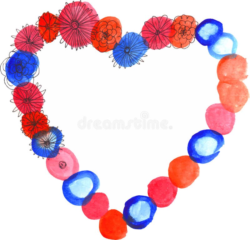 Decorative Heart Shape stock vector. Illustration of card - 77124717