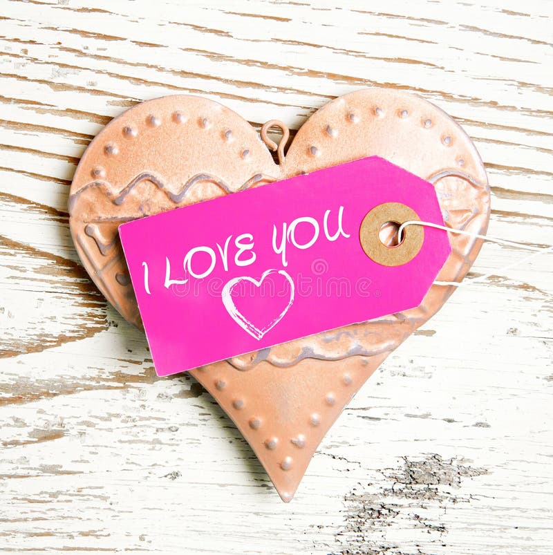 Decorative heart with text stock image. Image of happy - 49774919