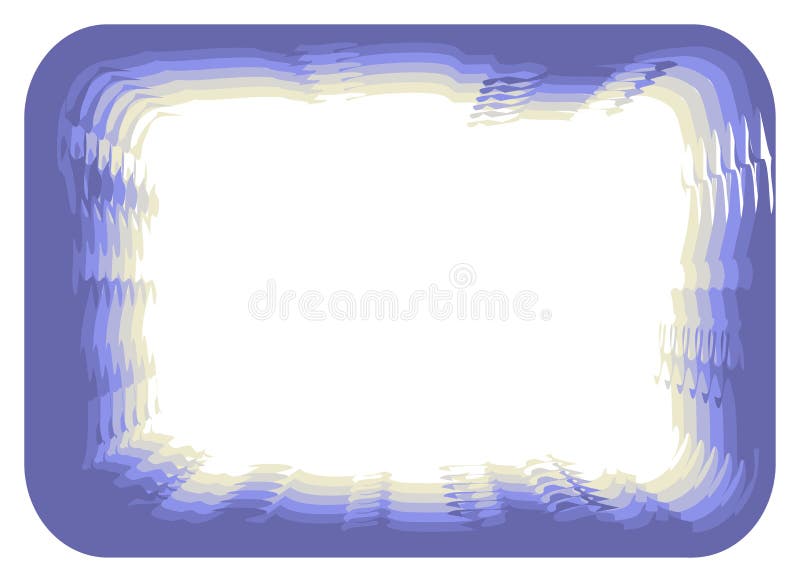 Decorative Horizontal Abstract Frame Stock Vector - Illustration of ...