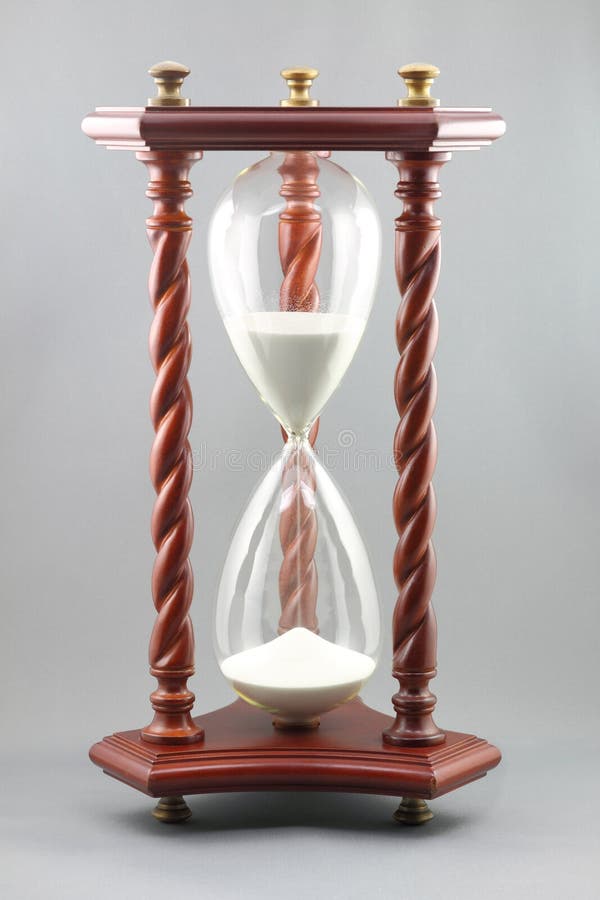Decorative Hourglass. stock photo. Image of color, time - 19239596