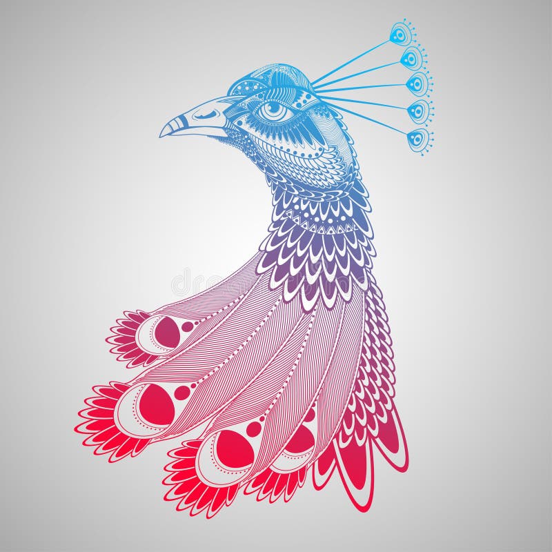Peacock Head Stock Illustrations – 1,052 Peacock Head Stock ...