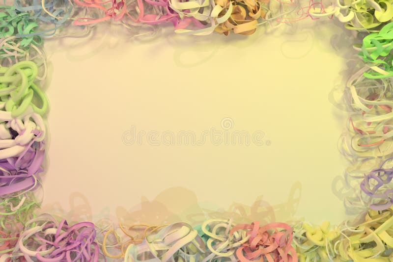 Decorative, Illustrations CGI Composition, String Backdrop Virtual ...
