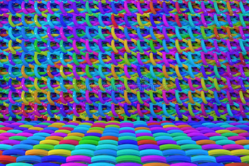 Decorative, Illustrations CGI Composition, String Mat Geometric ...