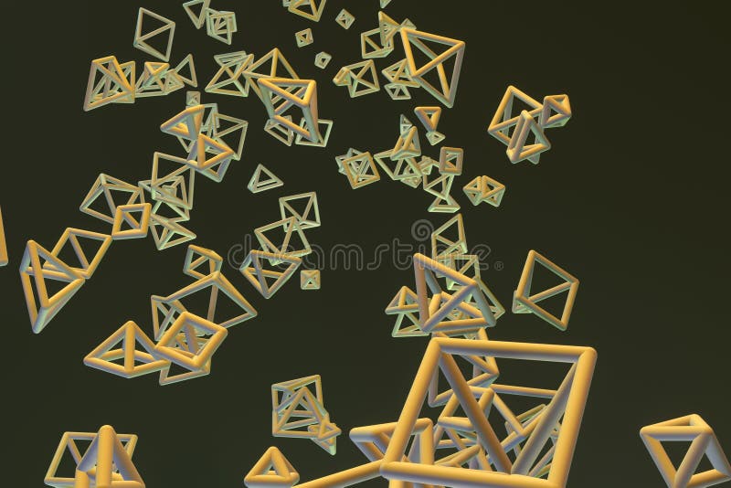 Decorative, Illustrations, Geometric Triangle or Square, for Design ...