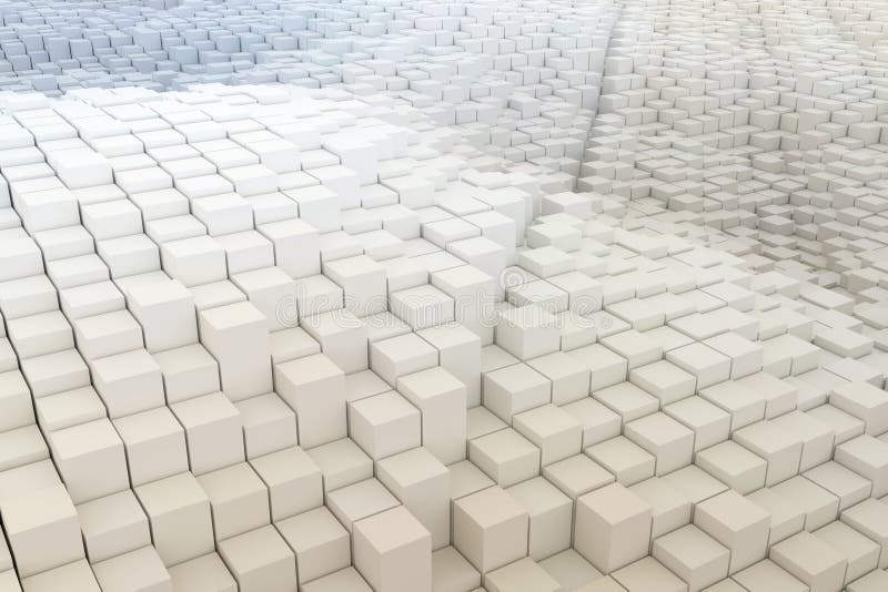 Decorative, Illustrations Shape Composition, Geometric Structure Blocks ...