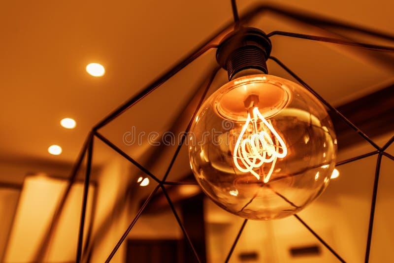 Decorative Interior Lighting Stock Image - Image of electricity ...