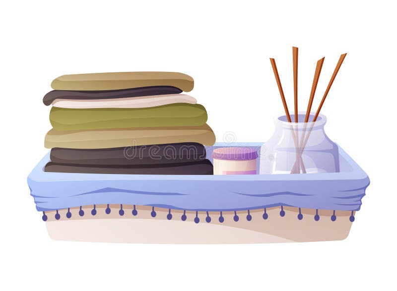 Decorative Interior Tray, Storage Container with Aroma Diffuser and ...