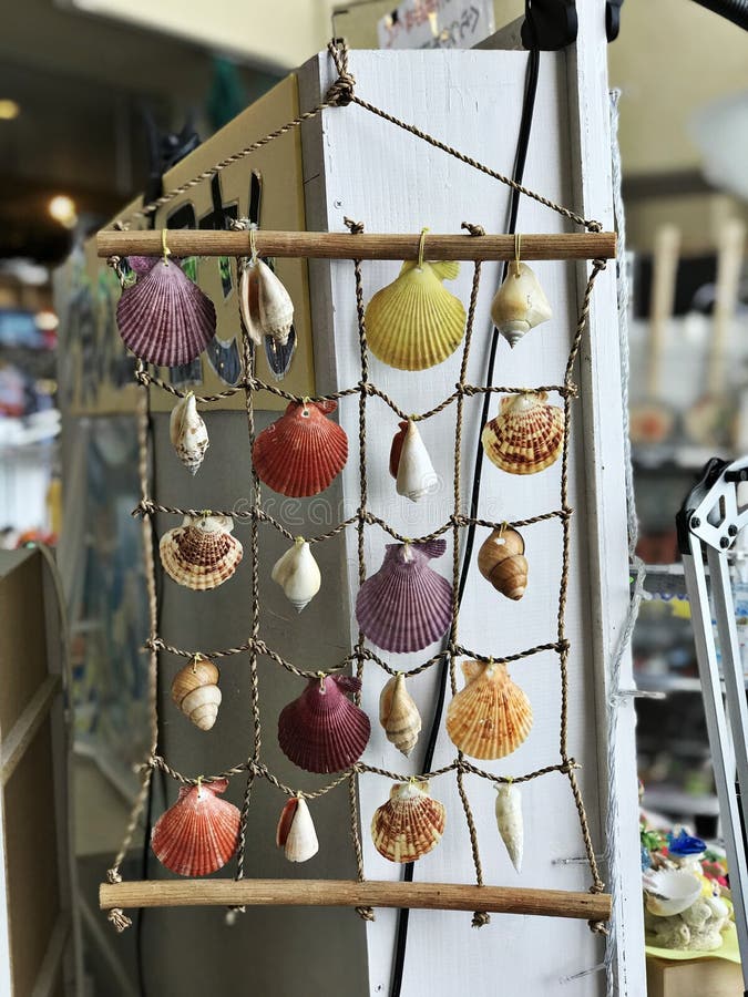 Decorative Item Made from Seashells. Stock Photo - Image of beautiful ...