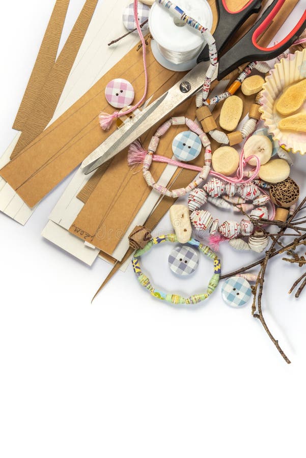 Decorative Items, Blanks and Tools for Needlework Stock Image - Image ...