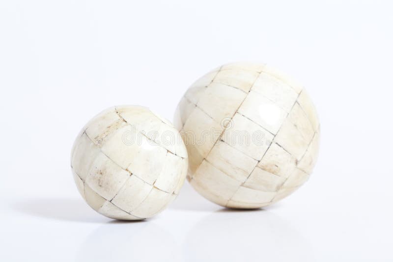 Decorative Ivory Ball for Home Stock Image - Image of ivory, home ...