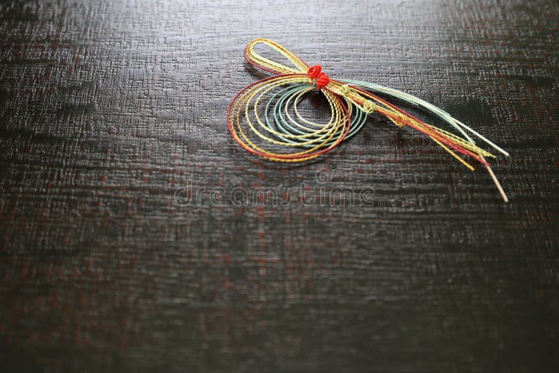 Decorative Japanese Cord Made from Twisted Paper Stock Image - Image of ...