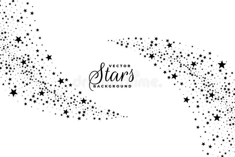 Stars Trail Icon. Space Background. Star Icon. Vector Illustration ...