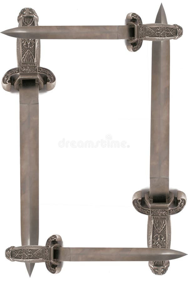 Decorative knife frame stock image. Image of oriental - 1982513