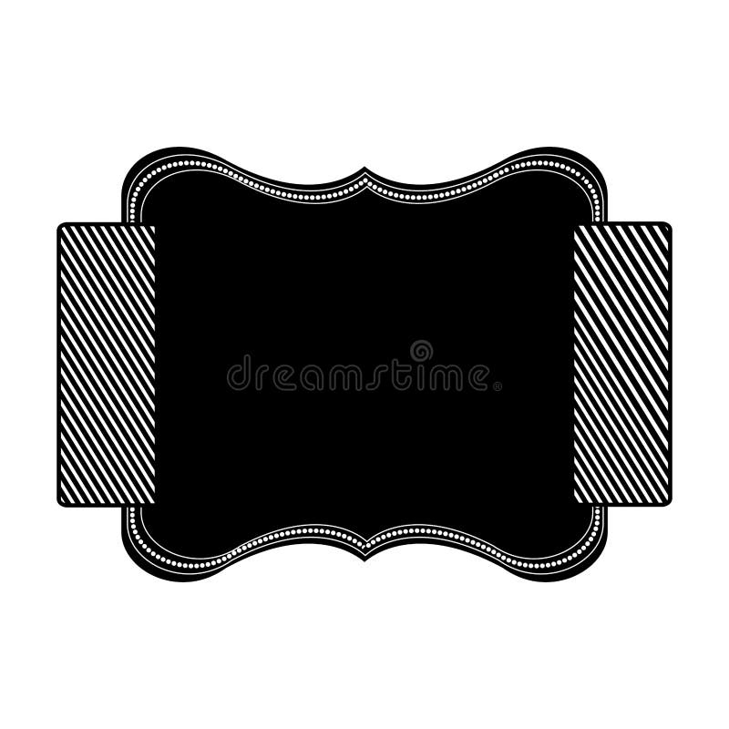 Decorative label icon stock vector. Illustration of ornament - 79970448