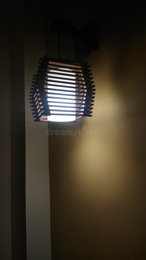 Decorative Lamp or Light in a Interior of a Contemporary Luxury House ...