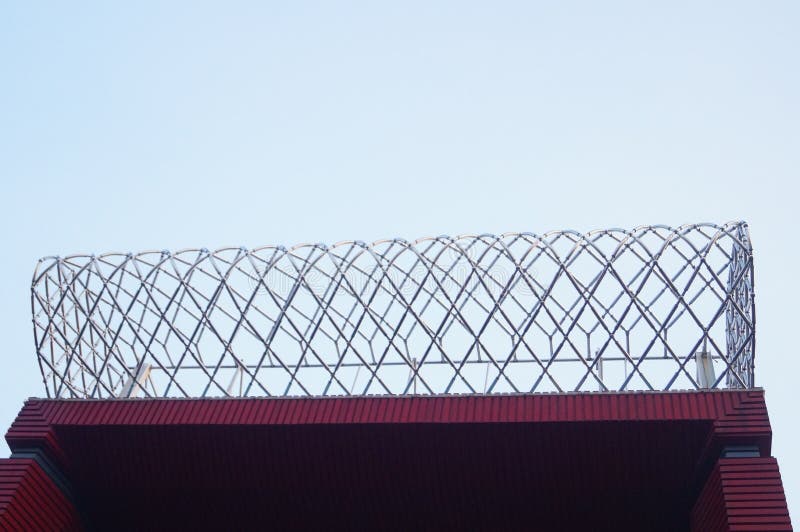 Decorative Landscape of Barbed Wire Cage Stock Photo - Image of wire ...